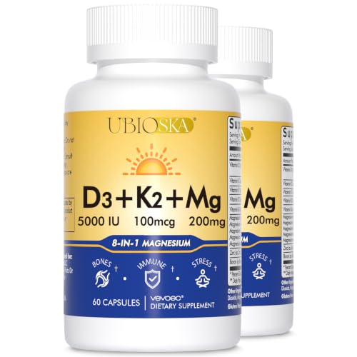Vitamin D3 K2 Magnesium capsules for immunity