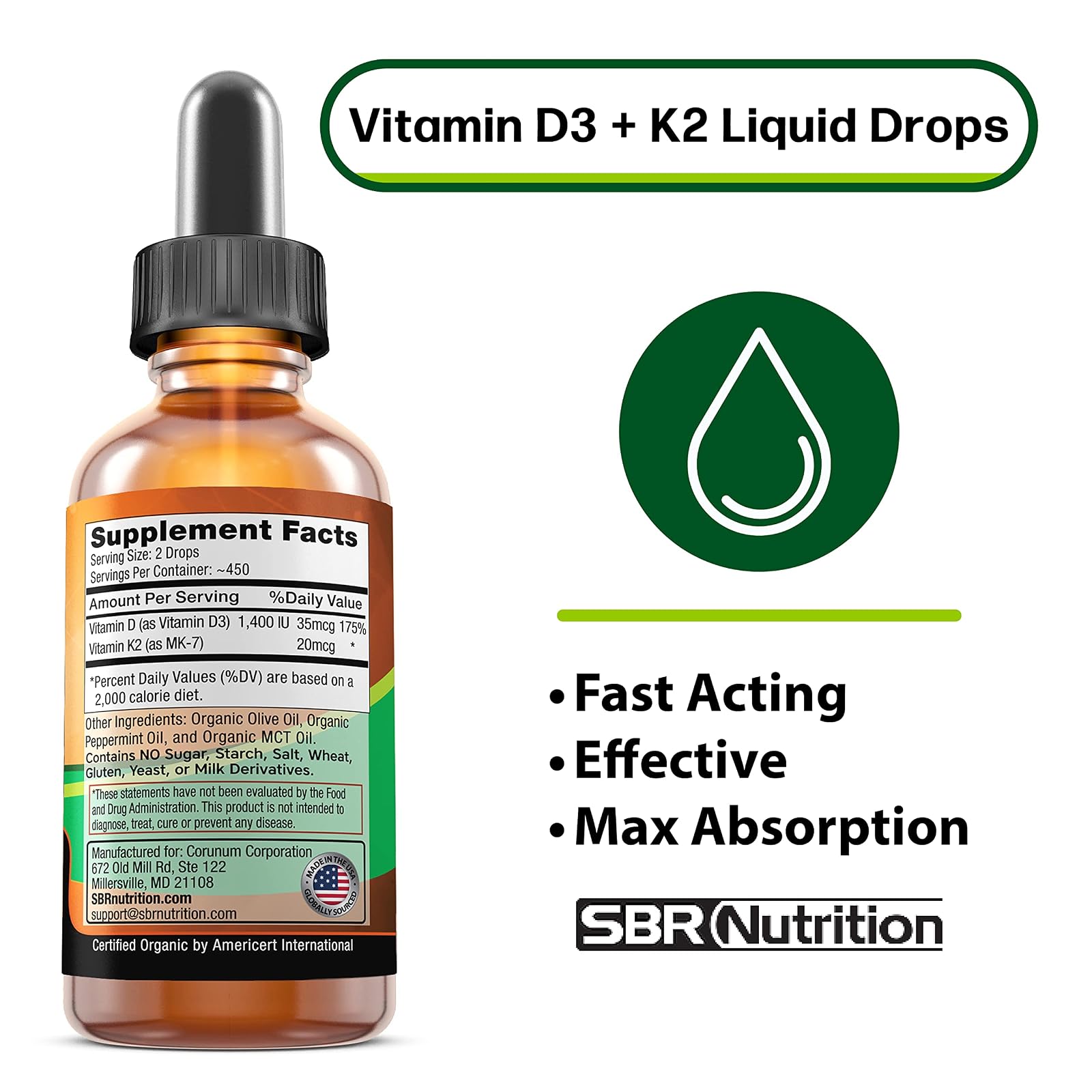 Vitamin D3 K2 MK-7 for immune support