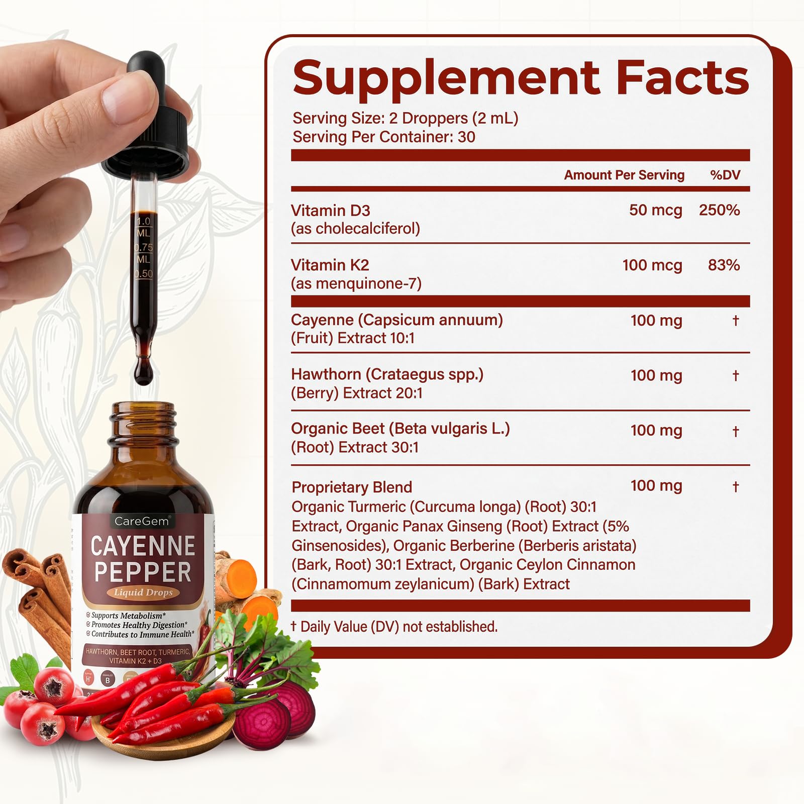 Vitamin D3 K2 MK-7 liquid supplement