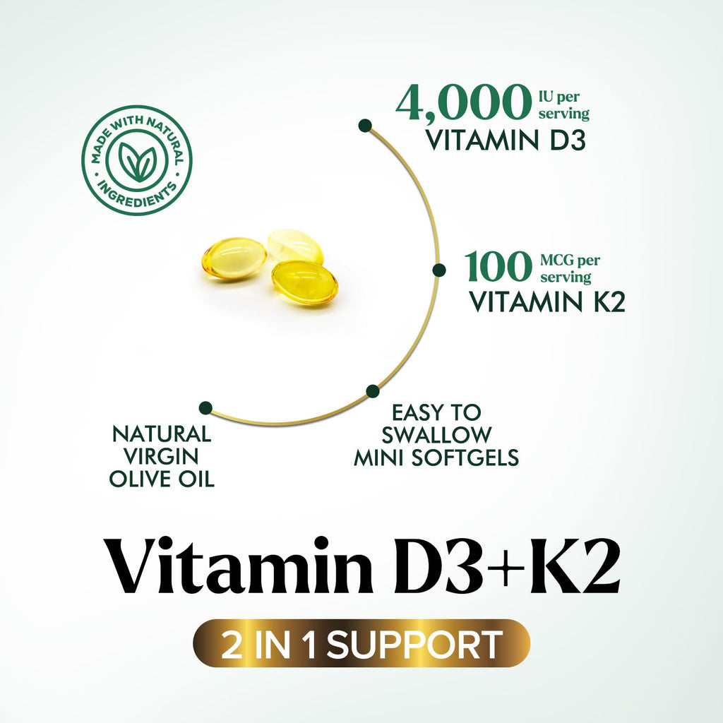 vitamin d3 k2 promotes bone health