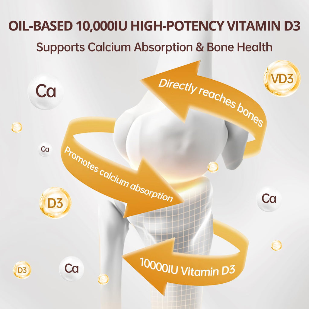 Vitamin D3 K2 promotes bone health