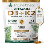 Vitamin D3 K2 softgels for immunity