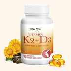 Vitamin D3 K2 softgels for immunity