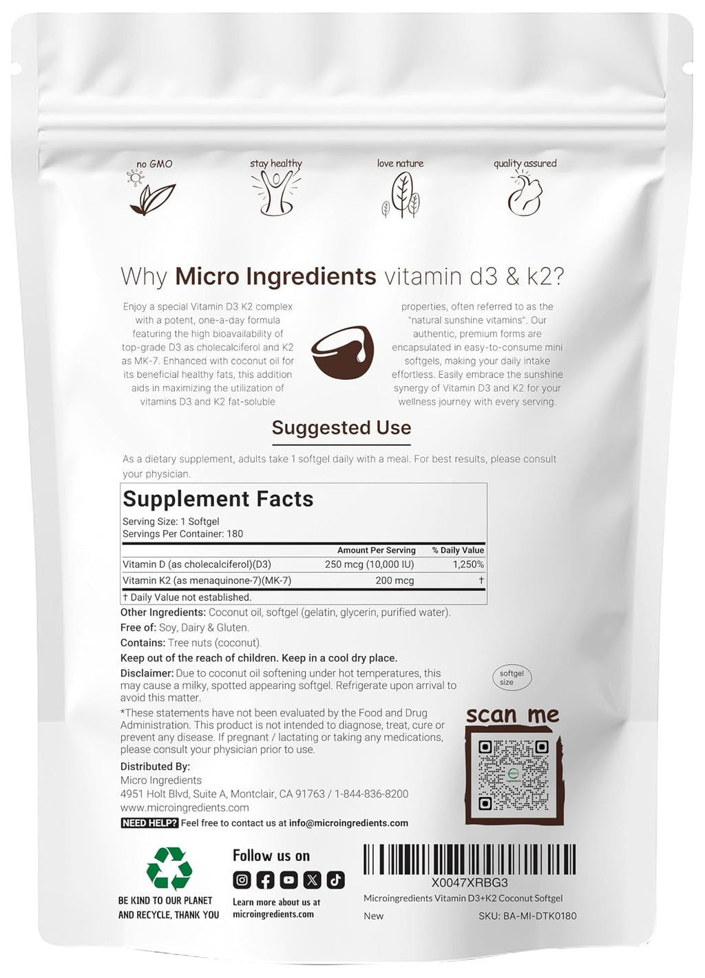 vitamin D3 K2 softgels for immunity