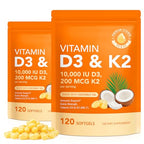 Vitamin D3 K2 softgels for immunity