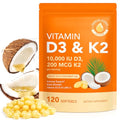Vitamin D3 K2 softgels for immunity