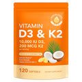 Vitamin D3 K2 softgels for immunity