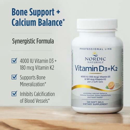 Vitamin D3 K2 softgels for immunity