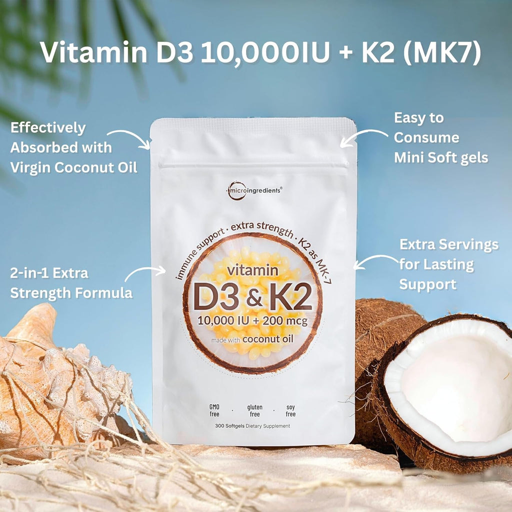 vitamin D3 K2 softgels for immunity