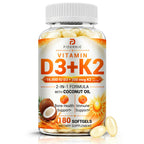 Vitamin D3 K2 softgels for immunity