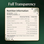 Vitamin D3 K2 softgels for overall vitality