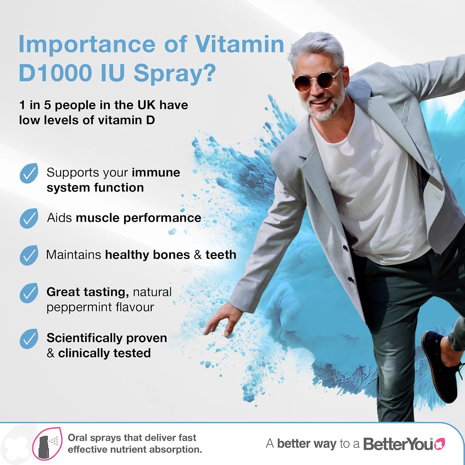 Vitamin D3 K2 spray for immunity