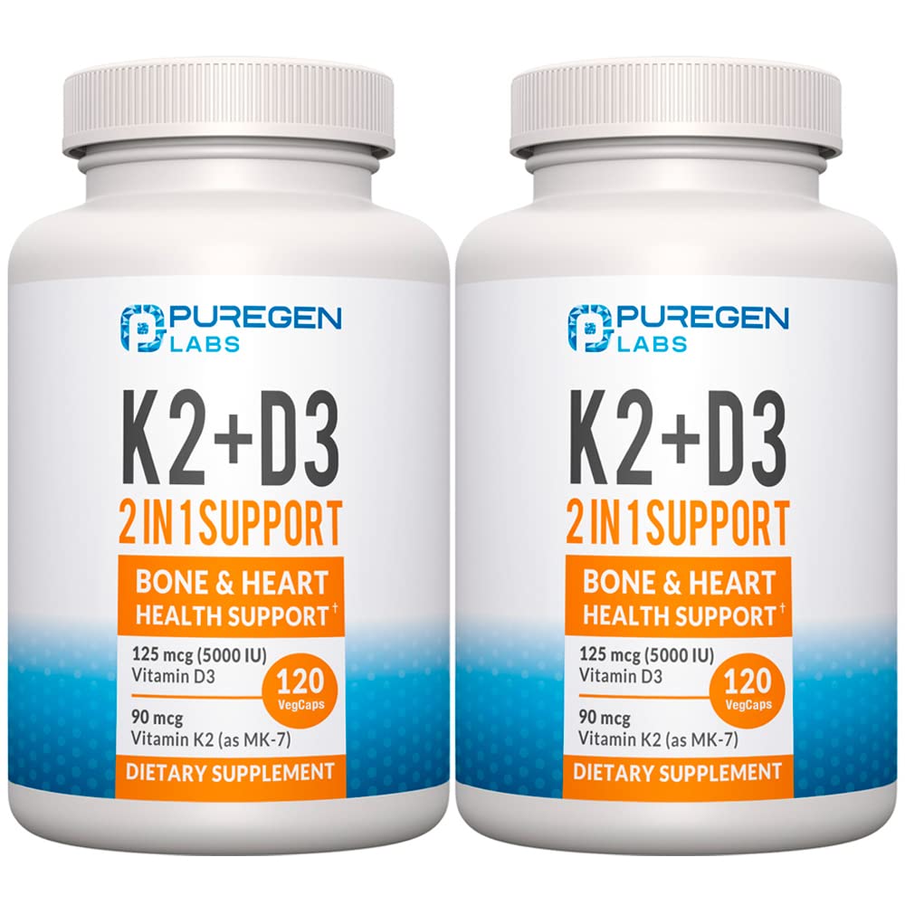 Vitamin D3 K2 supplement for bone health