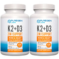 Vitamin D3 K2 supplement for bone health