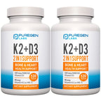 Vitamin D3 K2 supplement for bone health