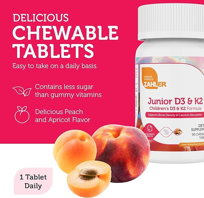 Vitamin D3 K2 supplement for children's health
