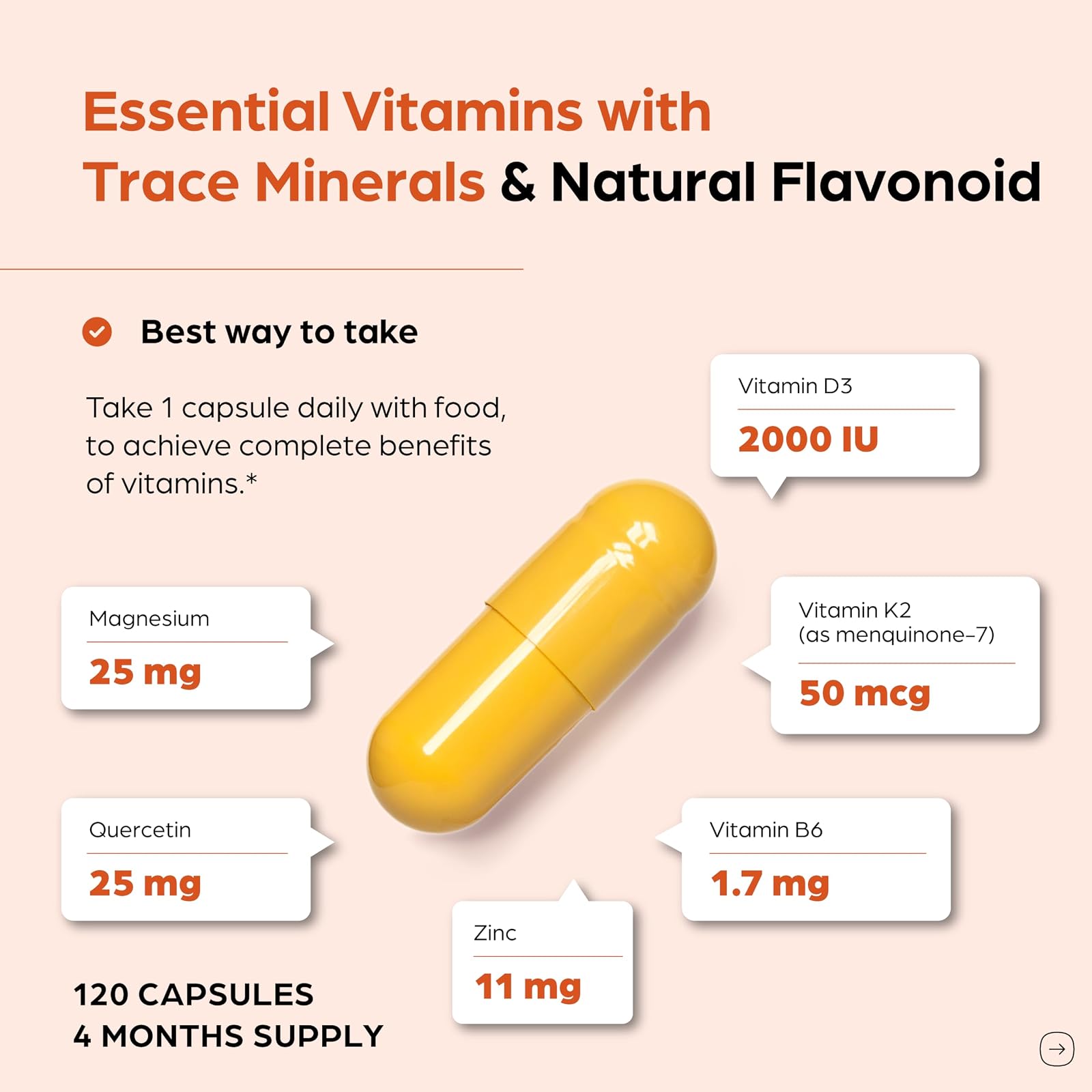 Vitamin D3 K2 support for bone health