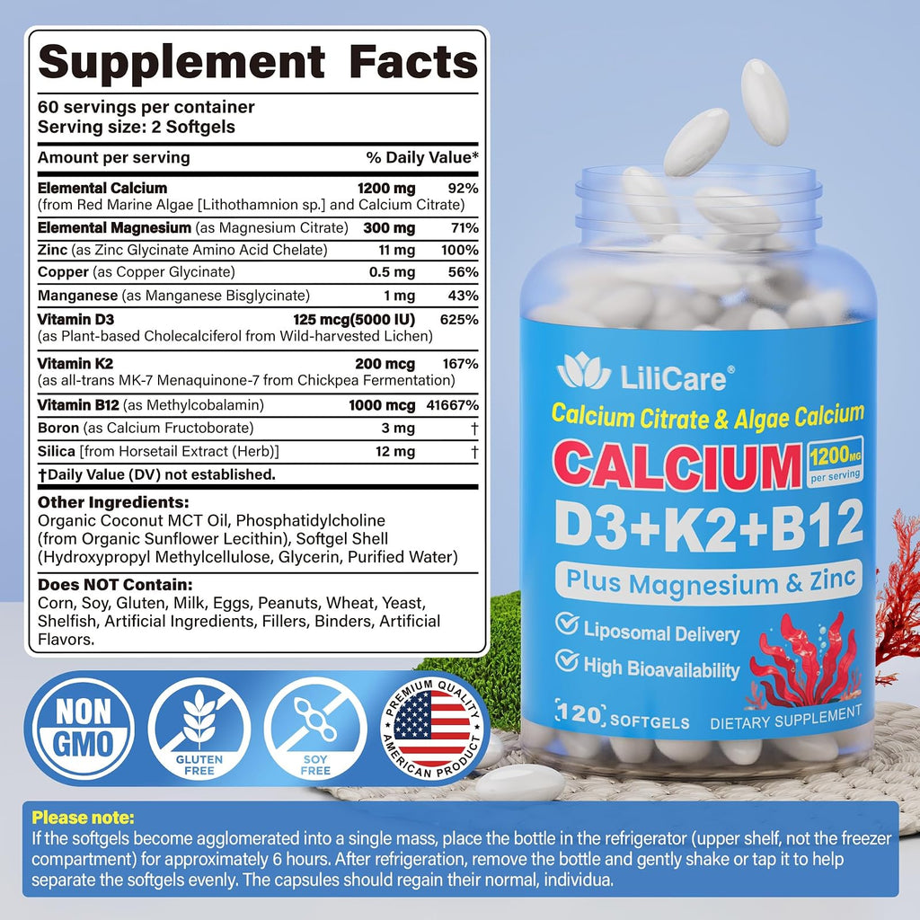 Vitamin D3 K2 support for immune function