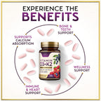 Vitamin D3 K2 supports bone health
