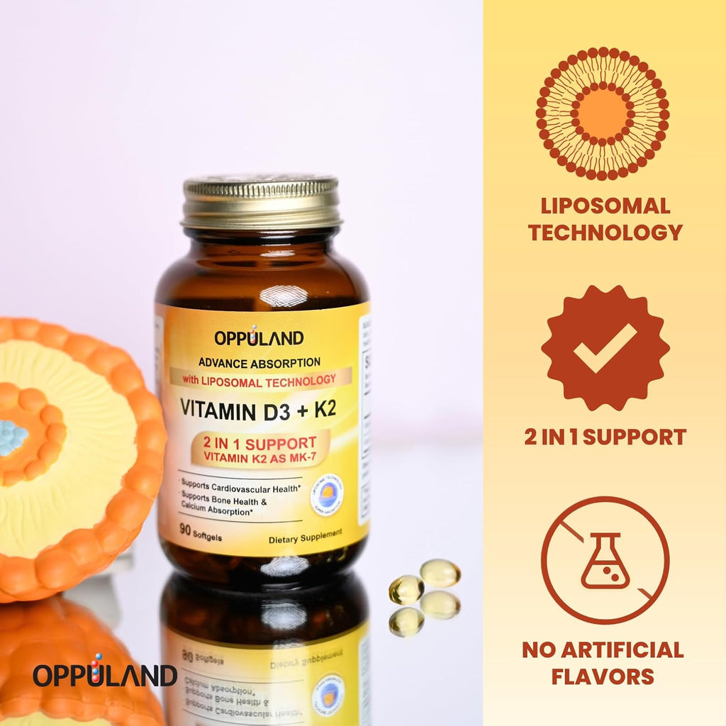 Vitamin D3 K2 supports heart health