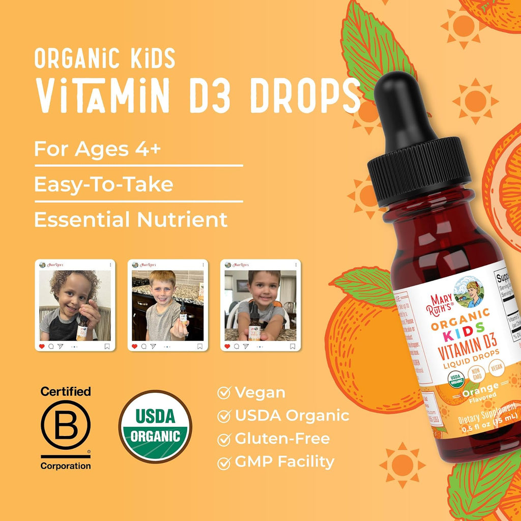 vitamin D3 liquid for kids and adults