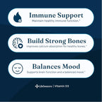 Vitamin D3 melts for bone health