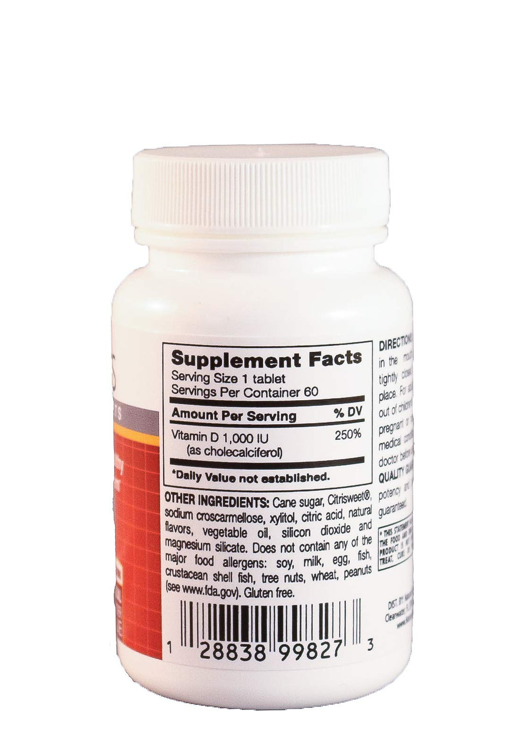 Vitamin D3 melts for quick absorption