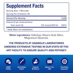 Vitamin D3 microtabs for convenient dosing