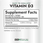 vitamin D3 mini softgels for convenience