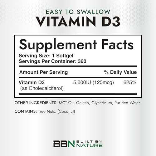 vitamin D3 mini softgels for convenience