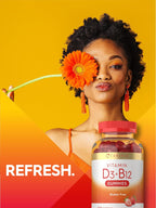 Vitamin D3 plus B12 for overall wellness