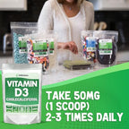 Vitamin D3 powder for energy