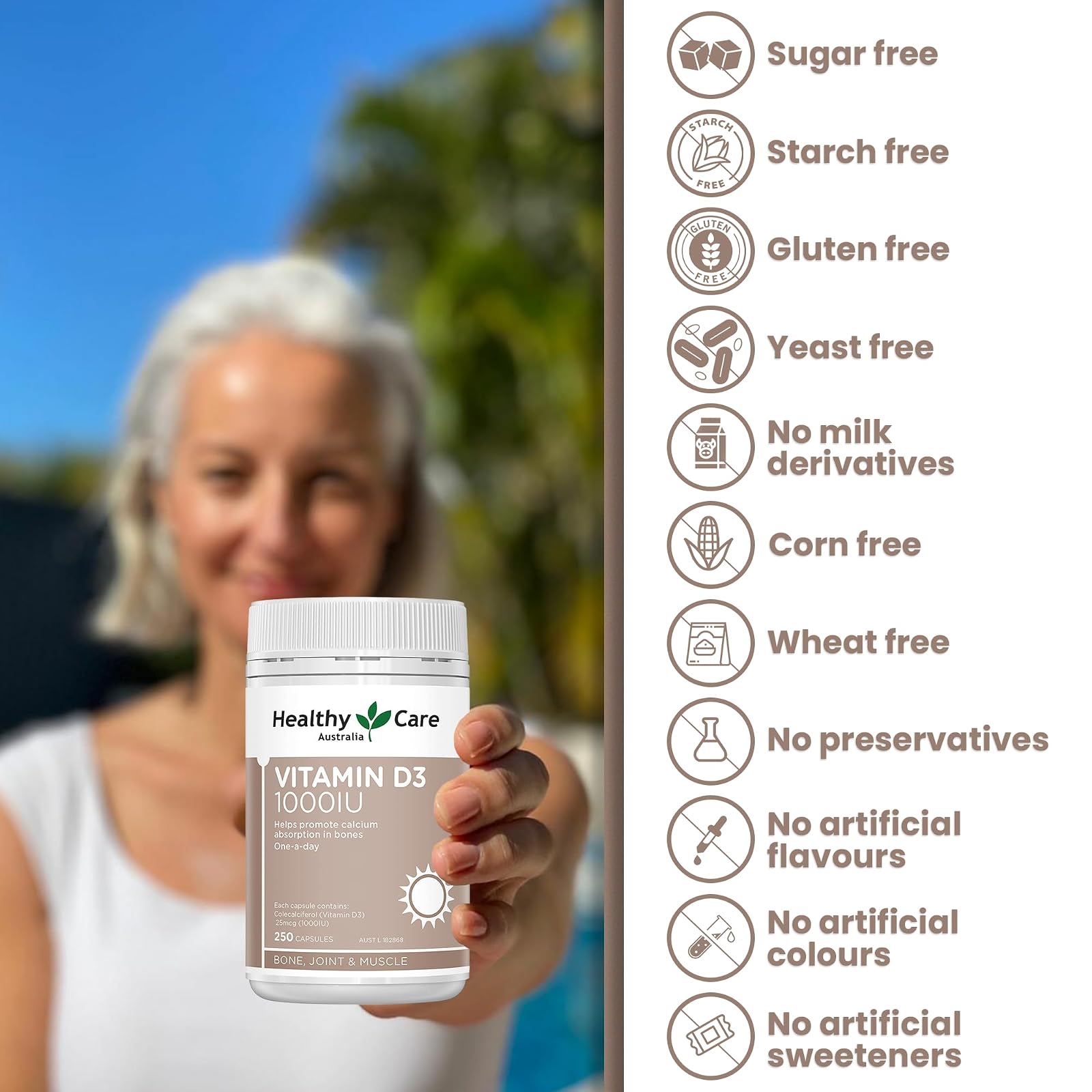 Vitamin D3 softgel capsules for immunity