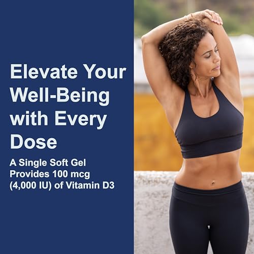Vitamin D3 softgels for daily wellness