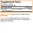 vitamin D3 softgels for healthy lifestyle
