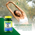 Vitamin D3 softgels for immune support