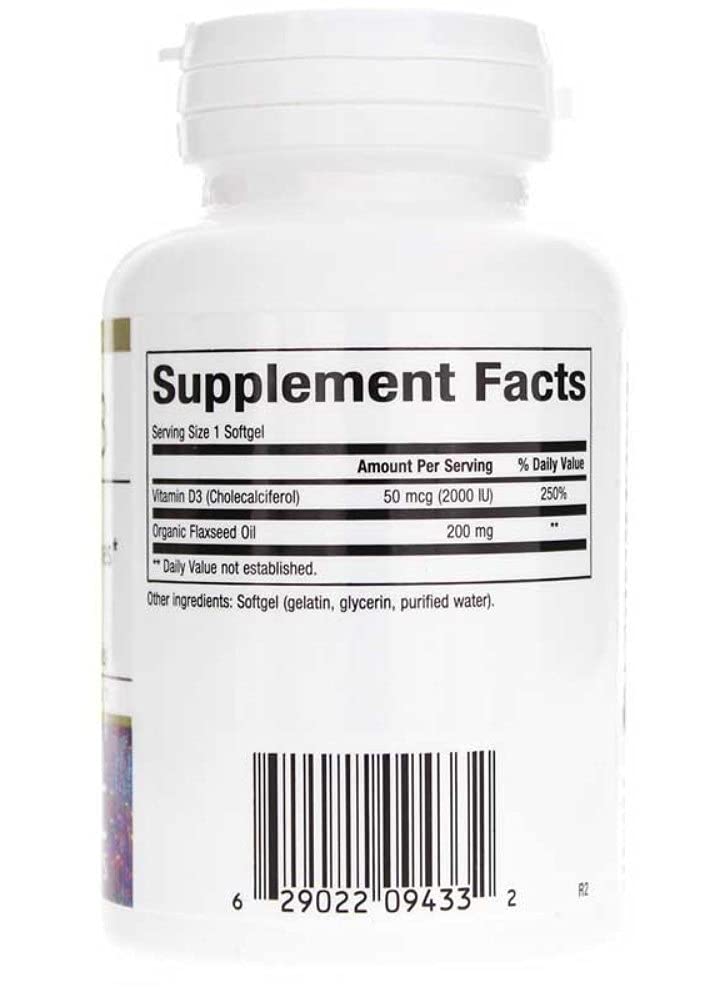 Vitamin D3 softgels for immune support