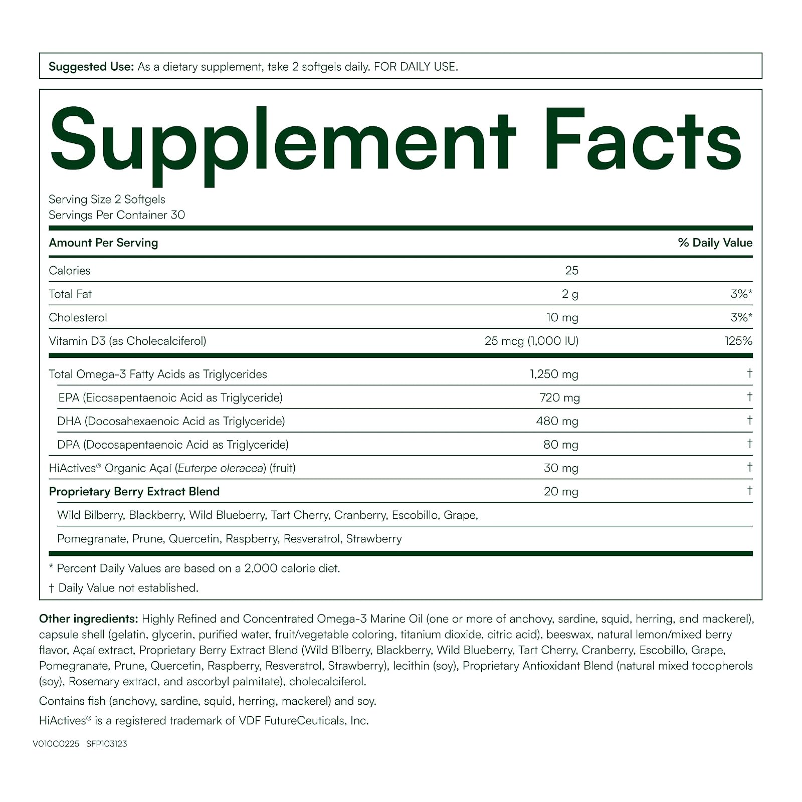 Vitamin D3 softgels for immune support