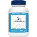 Vitamin D3 softgels for immune support
