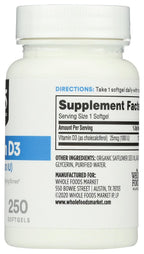 vitamin d3 softgels for overall health