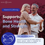 Vitamin D3 softgels for overall vitality