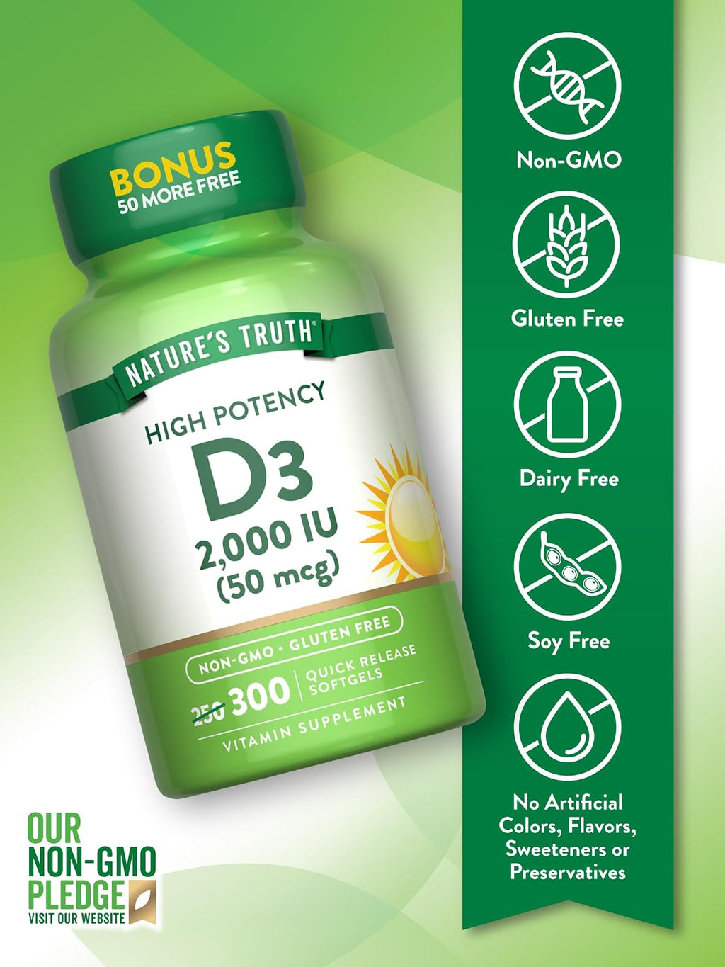 Vitamin D3 supplement for bone health