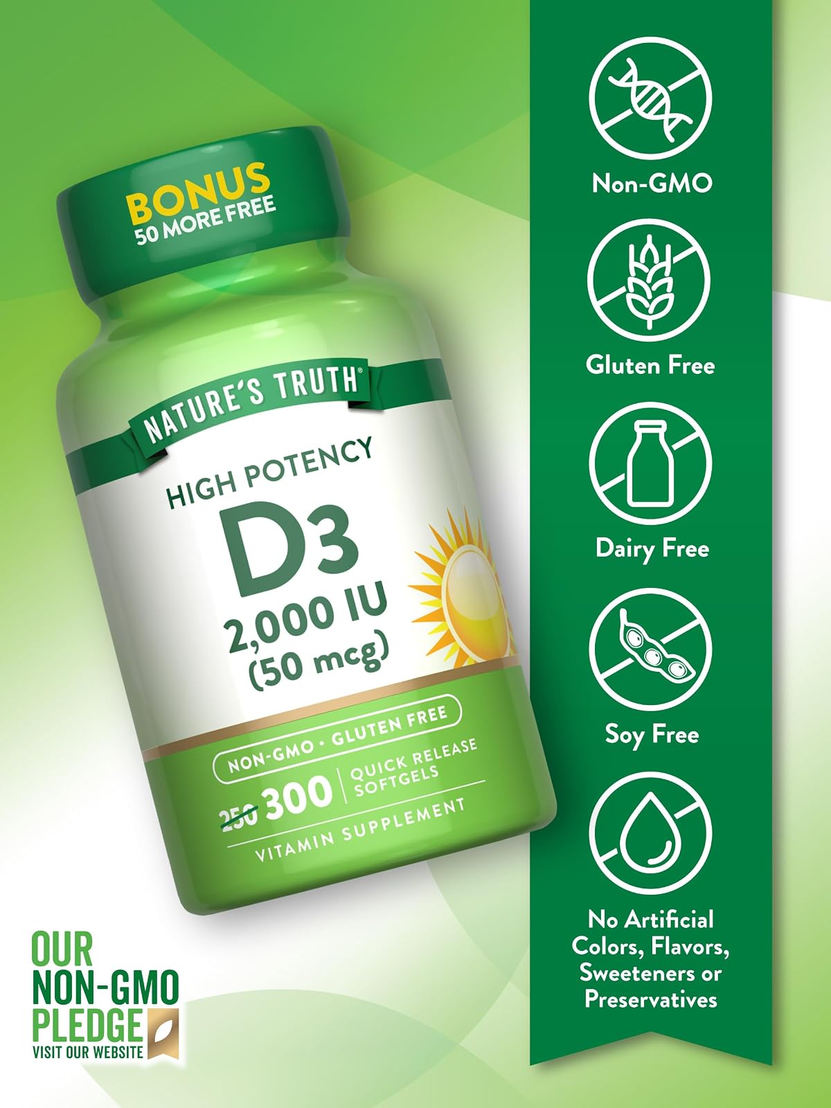 Vitamin D3 supplement for bone health