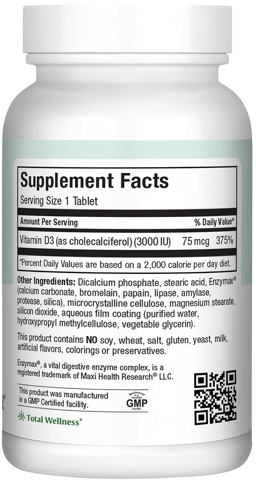 Vitamin D3 supplement for energy