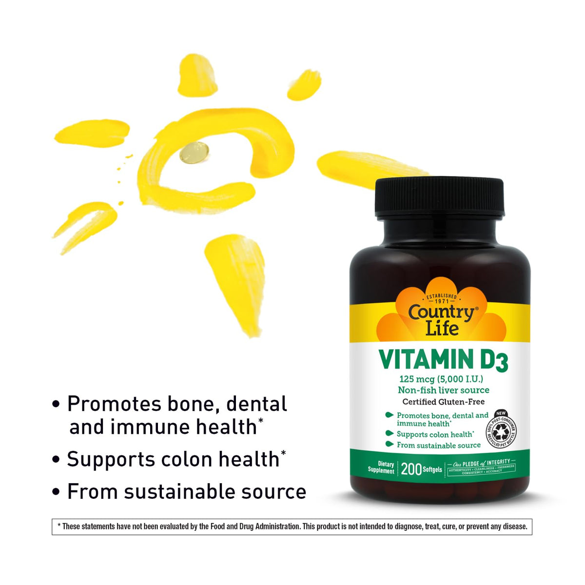 vitamin D3 supports bone health