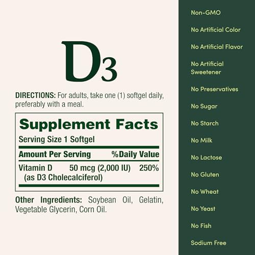 Vitamin D3 supports mood balance