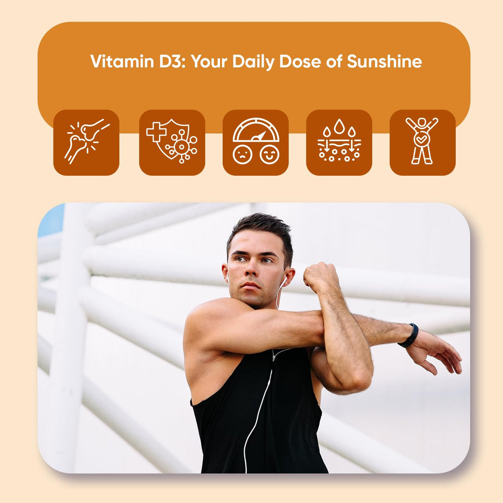 Vitamin D3 tablets for bone health
