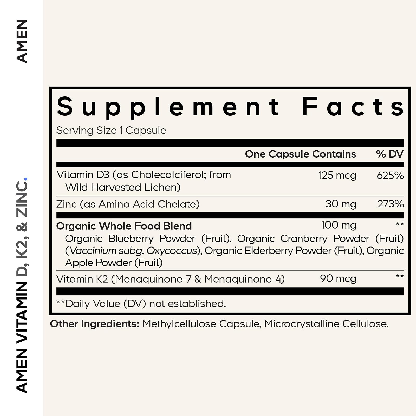 vitamin D3 with K2 and zinc