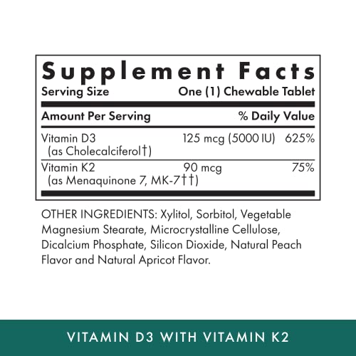 Vitamin D3 with K2 benefits