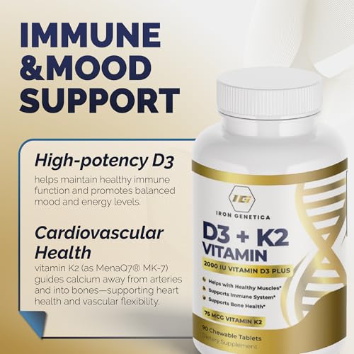 Vitamin D3 with K2 benefits